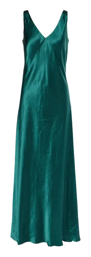Vince Satin Slip Maxi Dress