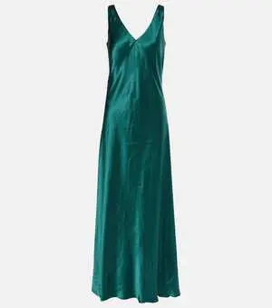 Vince Satin Slip Maxi Dress