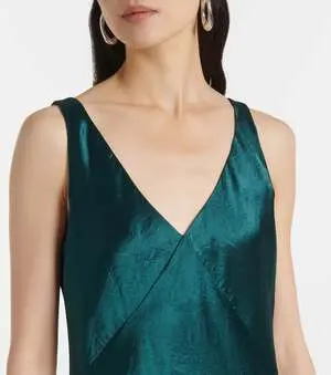 Vince Satin Slip Maxi Dress