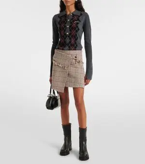 GANNI Faux Leather Ankle Boots