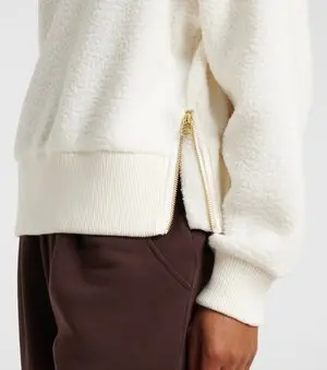 Varley Roselle Fleece Sweatshirt - White