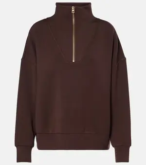 Varley Hawley Half-zip Sweater - Brown