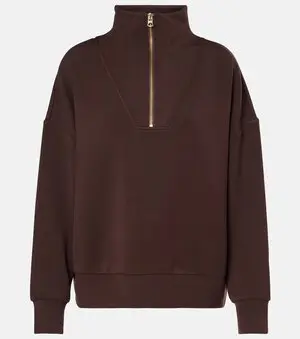Varley Varley Hawley Half-Zip Sweater Brown