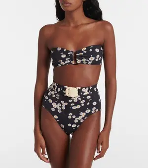 ERES Discret Floral High-rise Bikini Bottom