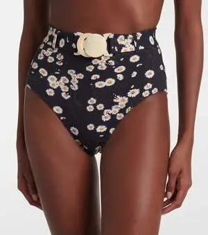 ERES Discret Floral High-rise Bikini Bottom