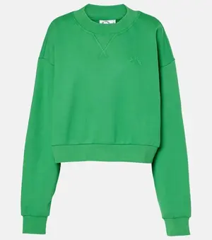 The Upside Drifter Dominique Cotton Fleece Sweatshirt - Green