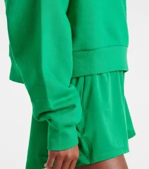 The Upside Drifter Dominique Cotton Fleece Sweatshirt - Green