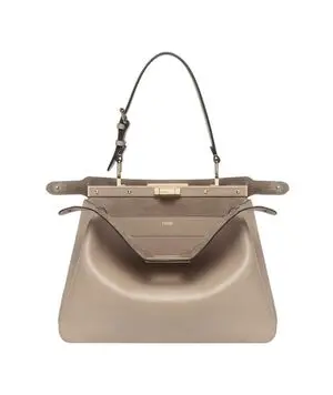 Fendi Peekaboo Soft Medium Bag Gray