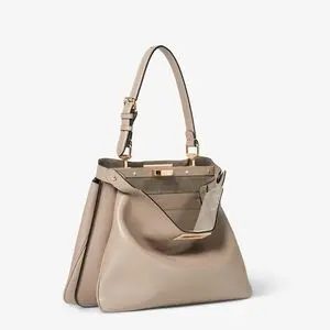 Fendi Peekaboo Soft Medium Bag - Grey