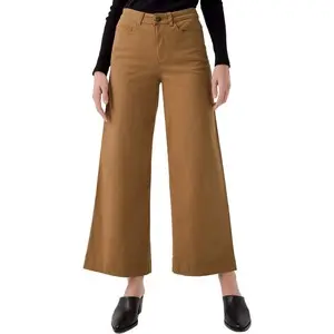 PACT Organic Stretch Twill Wide Leg Pant