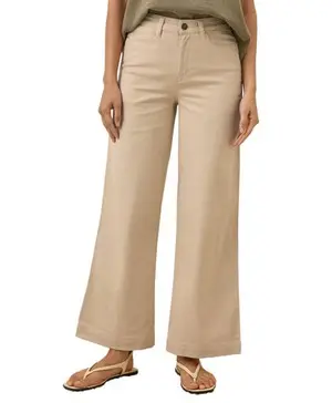 PACT Organic Stretch Twill Wide Leg Pant