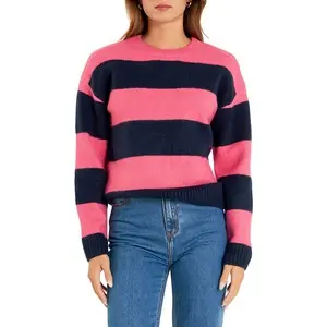 English Factory Striped Sweaters For Women