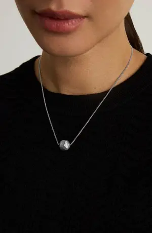 DEAN DAVIDSON Disco Mini Pendant Necklace - Silver