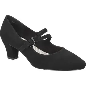 EASY WORKS BY EASY STREET Meryl Mary Jane Pump - Black Lamy