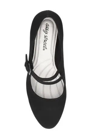 EASY WORKS BY EASY STREET Meryl Mary Jane Pump - Black Lamy