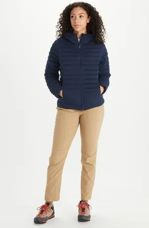 MARMOT Echo Featherless Hooded Jacket - Arctic Navy