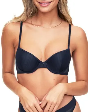 NAIA Holly Unlined Demi Bra - Dark Blue