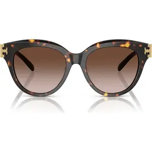 Tory Burch 53mm Gradient Phantos Sunglasses - 20161353 Brown Tort