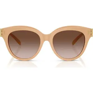Tory Burch Tory Burch 53mm Gradient Phantos Sunglasses 20201353 Light Brown