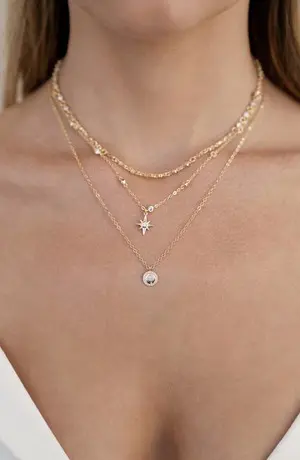 Ettika Celestial Layered Necklace - Gold