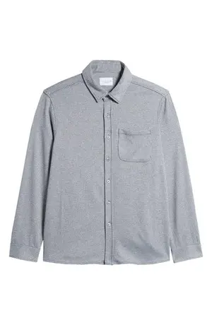 7 Diamonds Generation Knit Button-up Shirt
