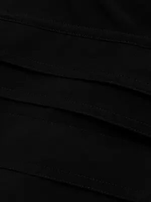 Bottega Veneta Asymmetric Draped Pleated Crepe Top