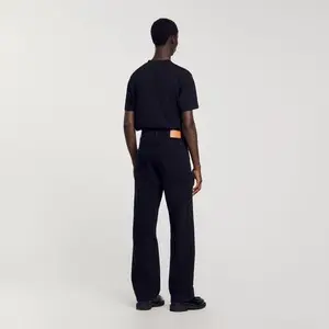 Sandro Baggy Fit Raw Denim Jeans