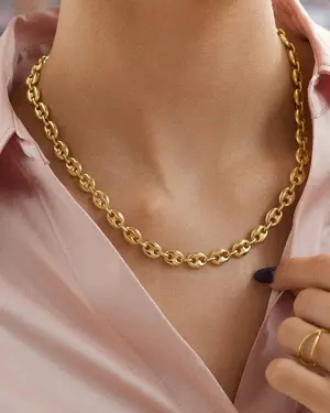 Baublebar Thalia Chunky Link Collar Necklace