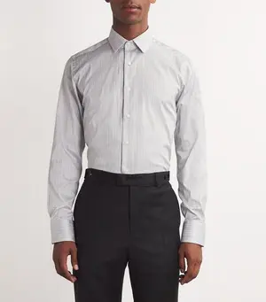 Canali Cotton Striped Shirt