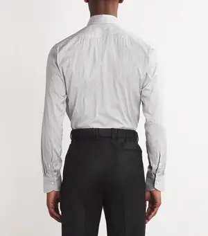Canali Cotton Striped Shirt