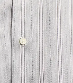Canali Cotton Striped Shirt