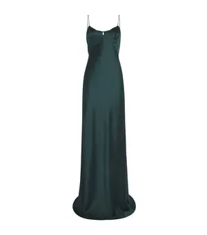Max Mara Silk A-line Gown