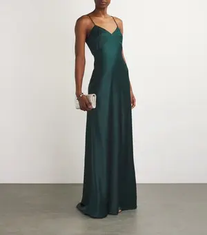 Max Mara Silk A-line Gown