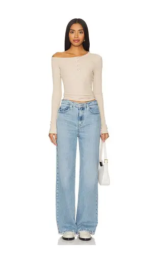 THE LINE BY K Harley Top - Beige Melange