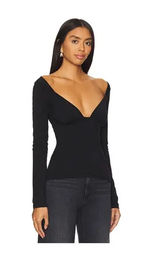 THE LINE BY K Oisin Top - Black