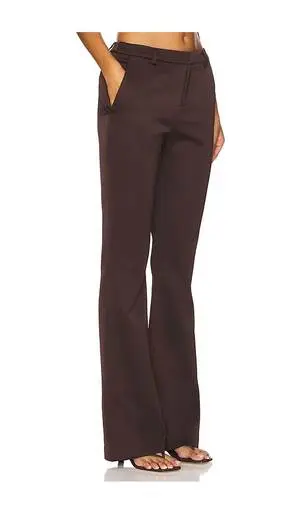 SEROYA Elvira Heavy Satin Flare Trouser