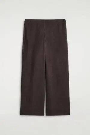Cos Corduroy Wide-leg Trousers - Brown