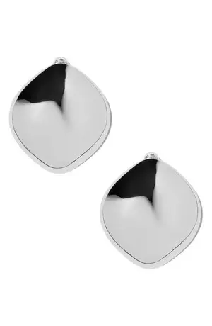 JENNIFER FISHER Puffy Cushion Earrings - Silver
