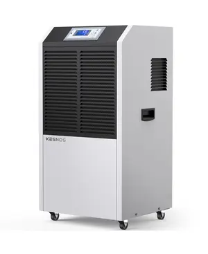 KESNOS 234 Pints Commercial Industrial Dehumidifier For 8000 Sq.ft For Home Basements - Open White