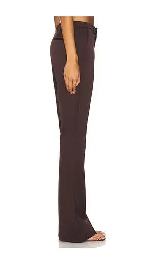 SEROYA Elvira Heavy Satin Flare Trouser