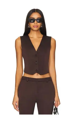 SEROYA Edwina Havey Satin Vest