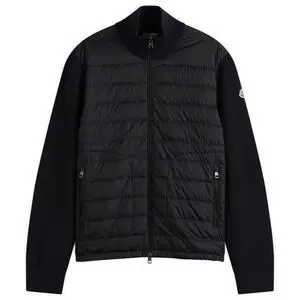 Moncler Down Knit Jacket - Black