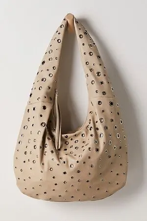 Free People Embellished Vegan Leather Carryall Bag