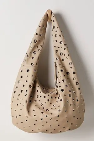 Free People Embellished Vegan Leather Carryall Bag