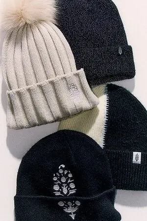 Free People FP Movement Iconic Buti Beanie Black/white