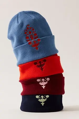 Free People FP Movement Iconic Buti Beanie Lavender/orange