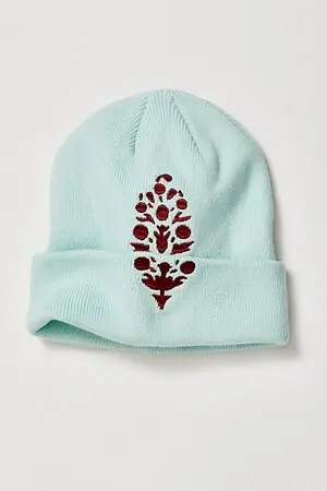 Free People Iconic Buti Beanie - Pistachio/fried Clay