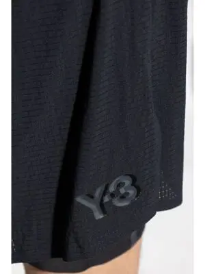 Y3 Logo-print Track Shorts