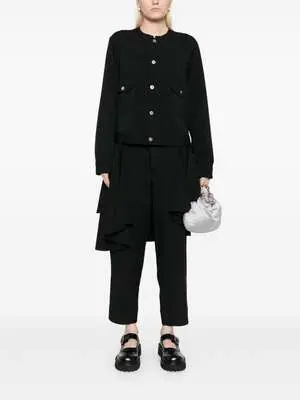 Comme Des Garçons Elasticated Waist Cropped Trousers