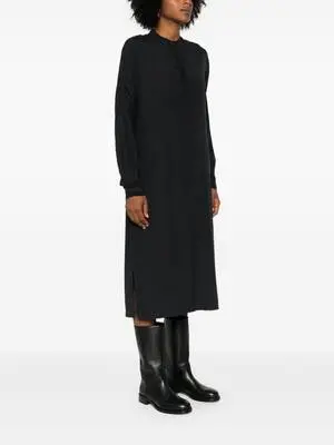 Kristensen Du Nord Satin Shirt Dress - Black